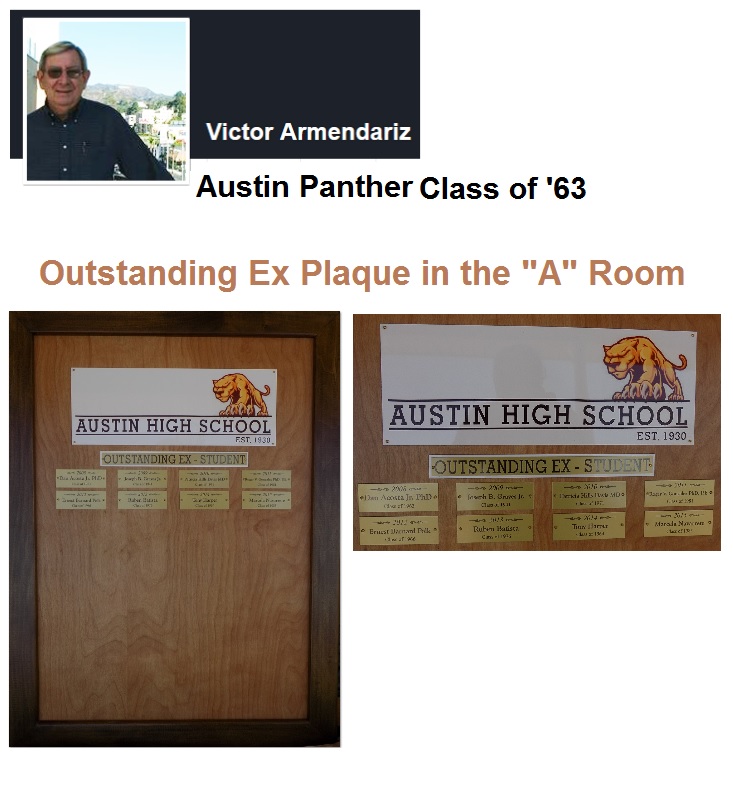 New Outstanding Ex Plaque – Austin Alumni Association